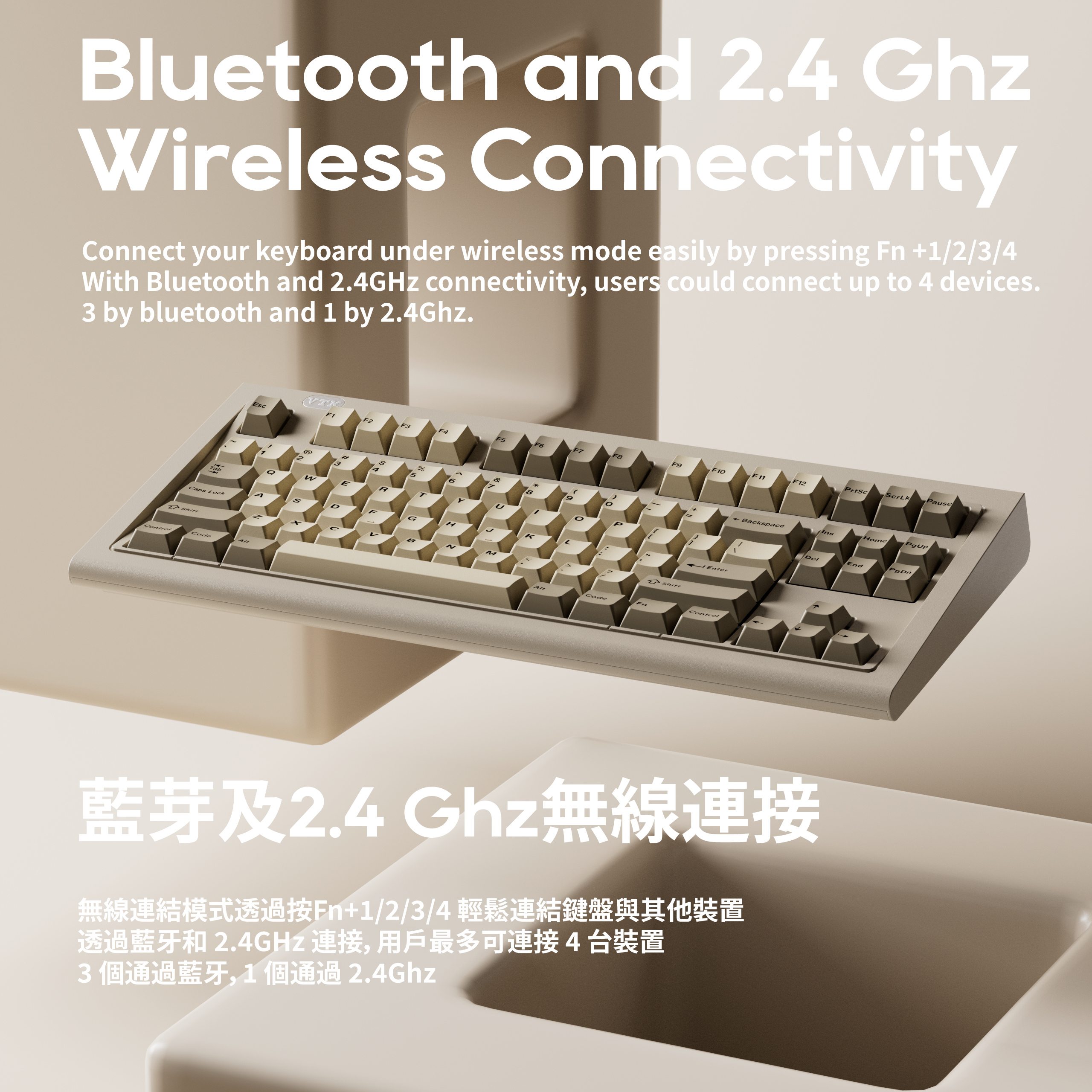 Model M SSK Triple Mode Barebone - Retro inspired - Vortex Keyboard