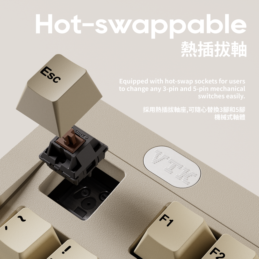 Model M SSK Triple Mode Barebone - Retro inspired - Vortex Keyboard