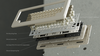 M0110 Triple-mode Version – Vortex Keyboard